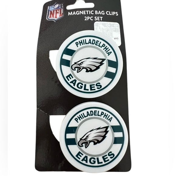 Kitchen | Set Of 2 Philadelphia Eagles Magnetic Bag Clips | Poshmark